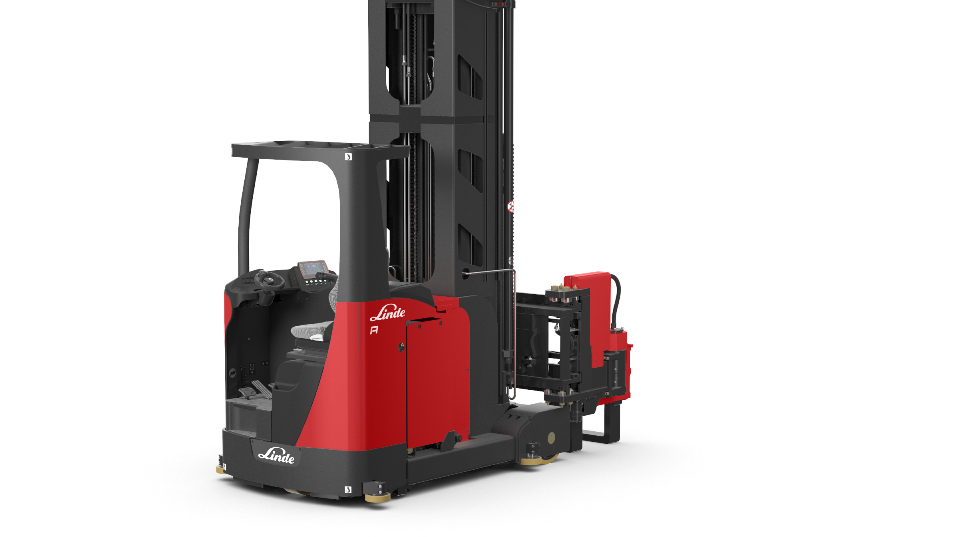 Schmalgangstapler A von Linde