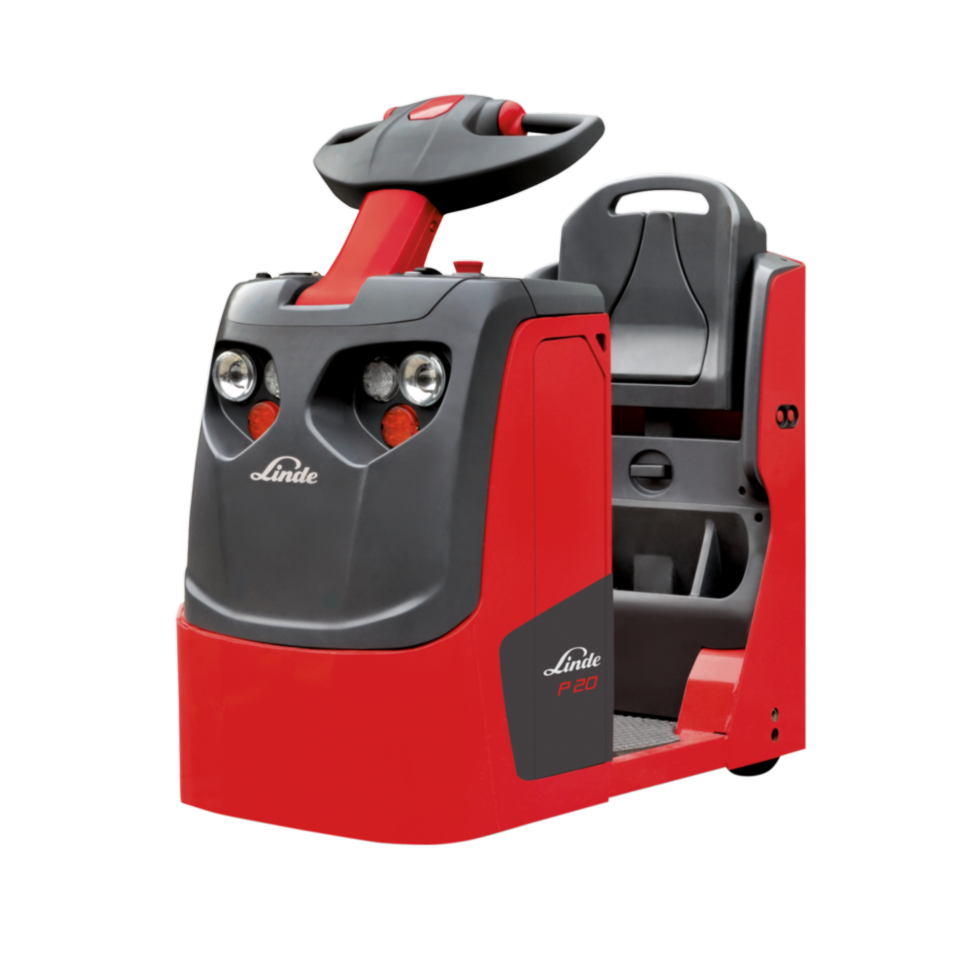 Elektroschlepper P20 und Plattformwagen W04